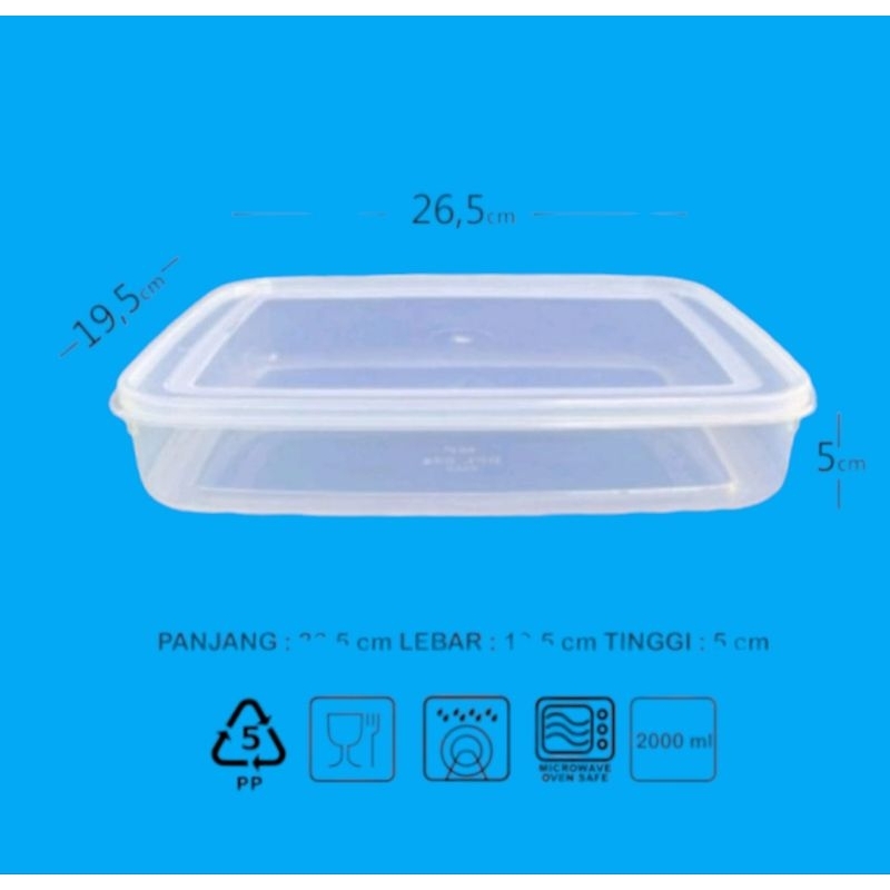 Jual toples donat toples diana 2000ml toples persegi diana multipack ...