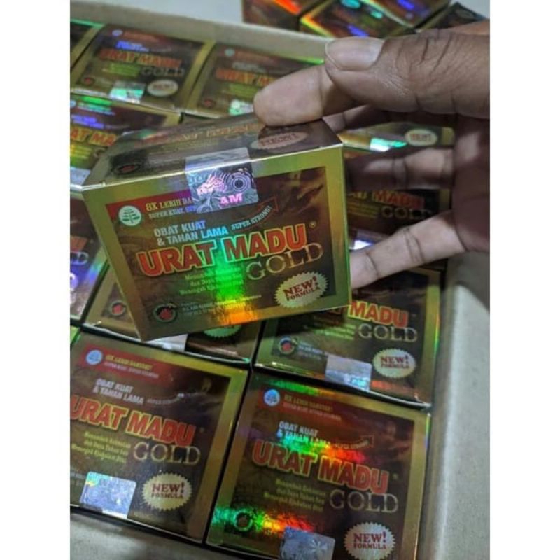 Jual Urat Madu Gold Asli Original Per Box ( privasi aman ) | Shopee ...