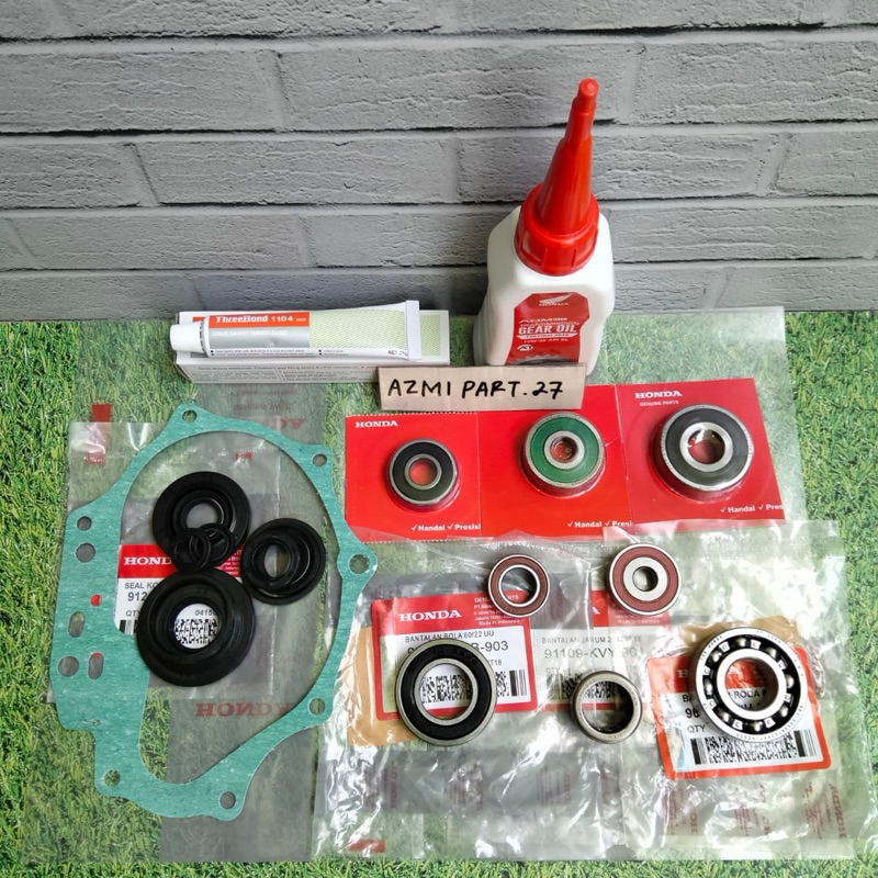 Jual Paket Bearing Rasio Gear BOX Gardan K44 isi 11 item Honda Beat esp ...