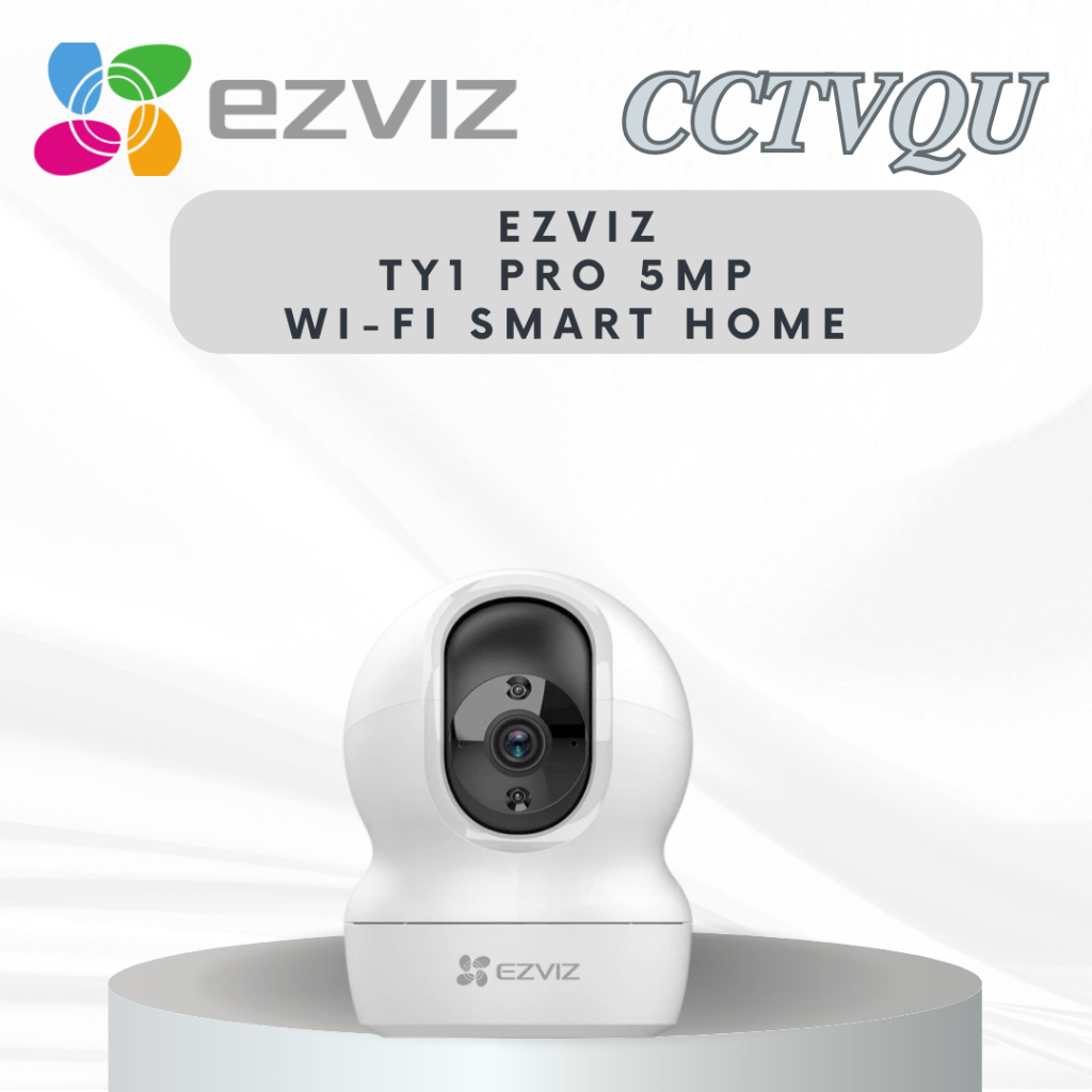 Jual Ezviz TY1 Pro 5MP 3K Smart Pan & Tilt IP Camera CCTV Indoor Wifi ...