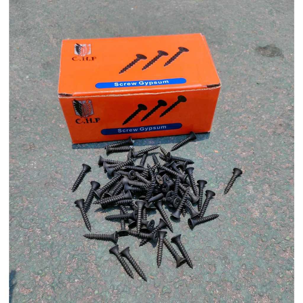 Jual CHP Sekrup Gipsum 6x1inch (2,5cm) Scrup Gypsum 1 Box 500gr ...