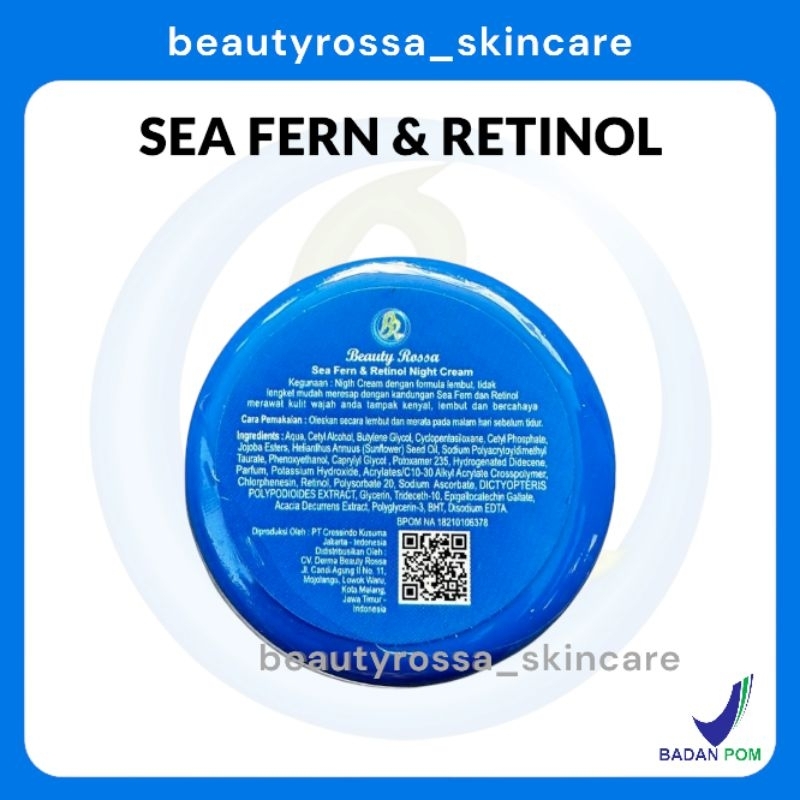 Jual Beauty Rossa - 𝗦𝗲𝗮 𝗙𝗲𝗿𝗻 & 𝗥𝗲𝘁𝗶𝗻𝗼𝗹 𝗡𝗶𝗴𝗵𝘁 𝗖𝗿𝗲𝗮𝗺 obat totol Flek B ...