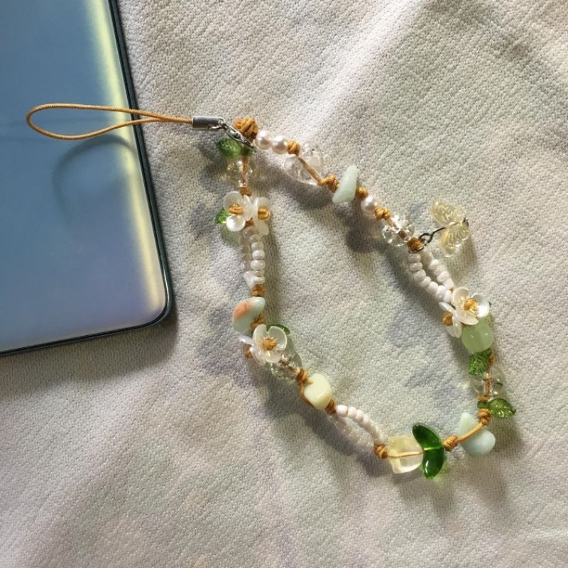 Jual MORETHESUN (Gold) Aesthetic Phone Strap | Tinkerbell Phone Strap ...