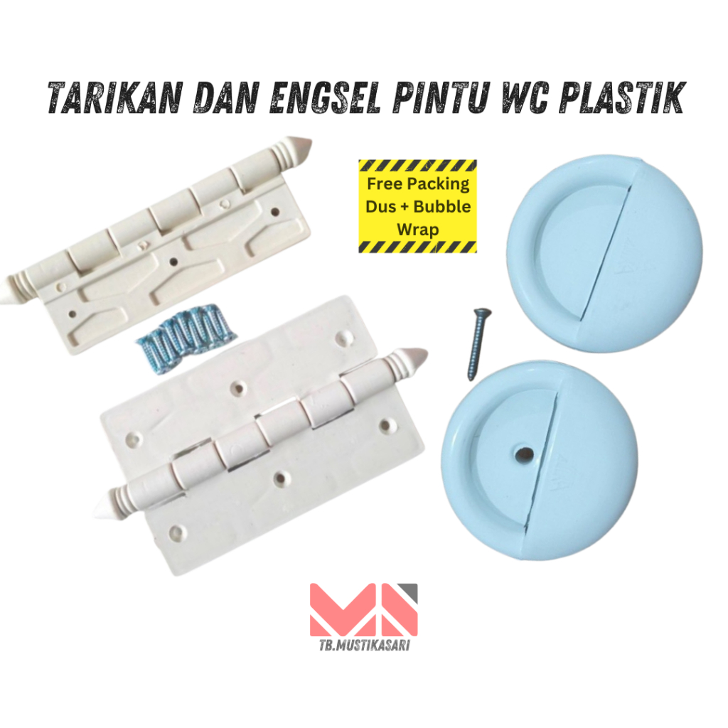 Jual Engsel Dan Tarikan Pintu Kamar Mandi WC Tebal PVC | Shopee Indonesia