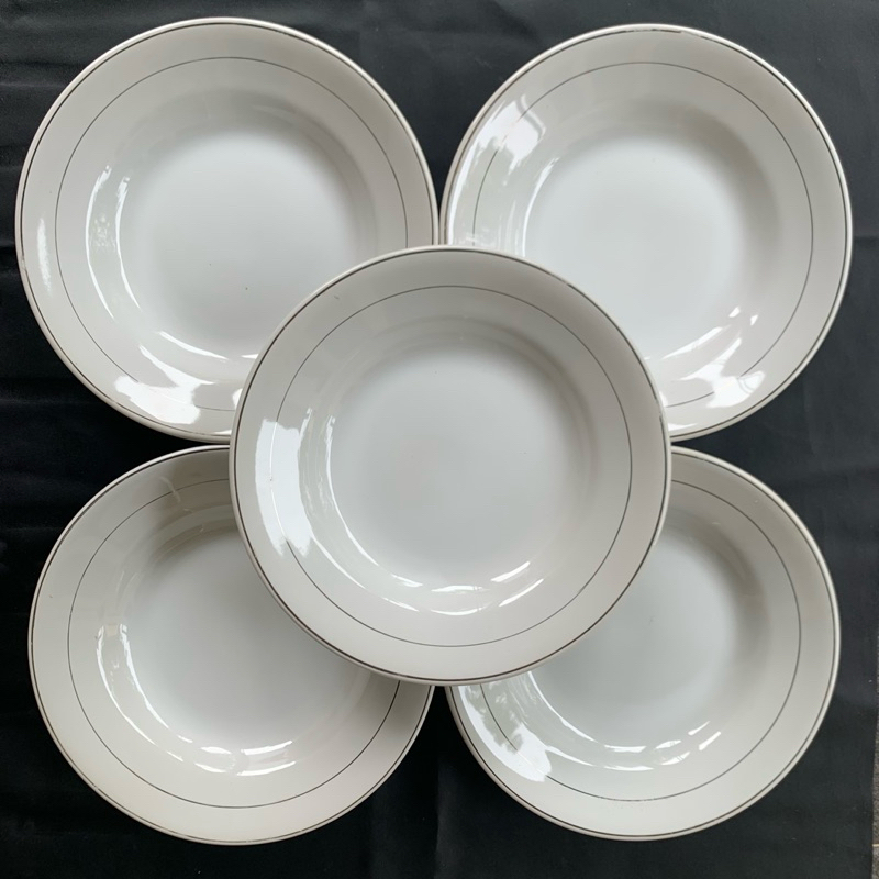 Jual Piring Keramik List Mas 8,2 Lucky / Piring Makan / Piring Keramik ...