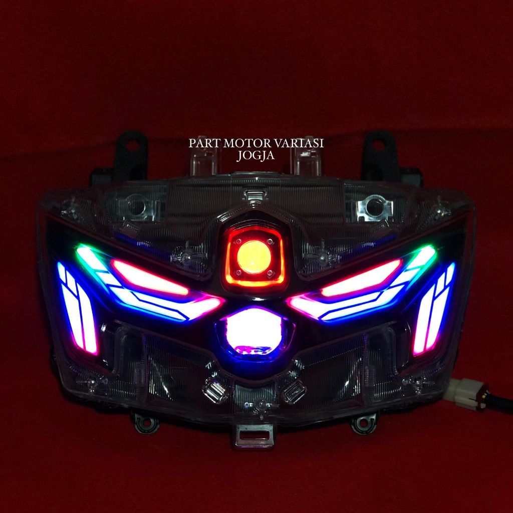 Jual HEADLEMP BILED LAMPU DEPAN NMAX TURBO NMAX NEO S FULLSET REFLEKTOR ...