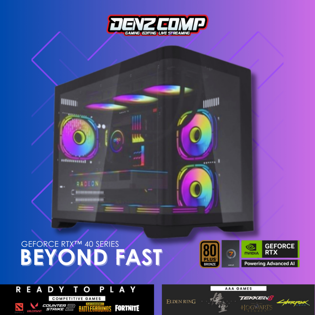 Jual PC Build Gaming Editing Render AMD Ryzen 7 7800X3D - 32GB DDR5 ...