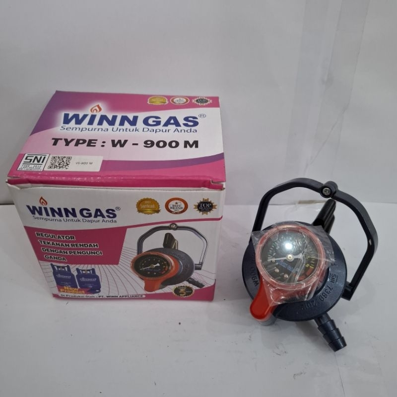 Jual Winn Gas Regulator W-900 M/-Regulator Gas Anti Bocor-Regulator ...
