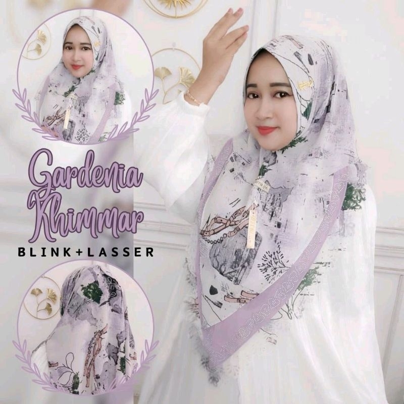 Jual DEWISA SHOP- Hijab Instan GARDENIA KHIMMAR BLINK Softpad Ceruty ...
