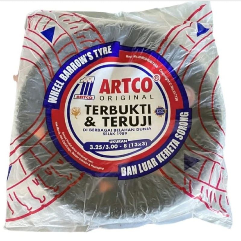 Jual BAN LUAR ARTCO / BAN LUAR GEROBAK DORONG / BAN LUAR GEROBAK PASIR ...