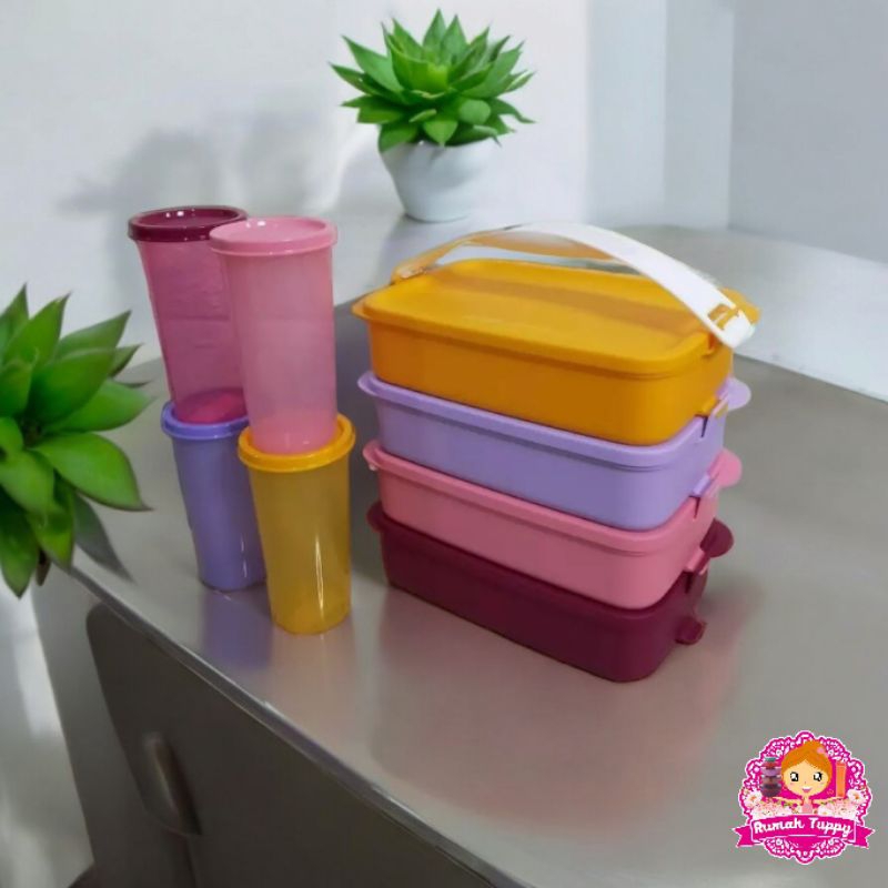 Jual Wadah Tempat Makan Makanan Bekal Rantang 4 Susun Click To Go ...