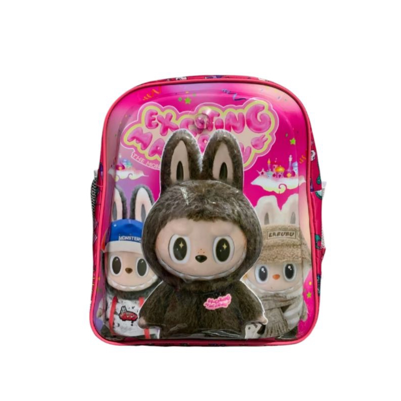 Jual tas ransel anak sekolah labubu pink 3D LED SD/TK/paud | Shopee Indonesia