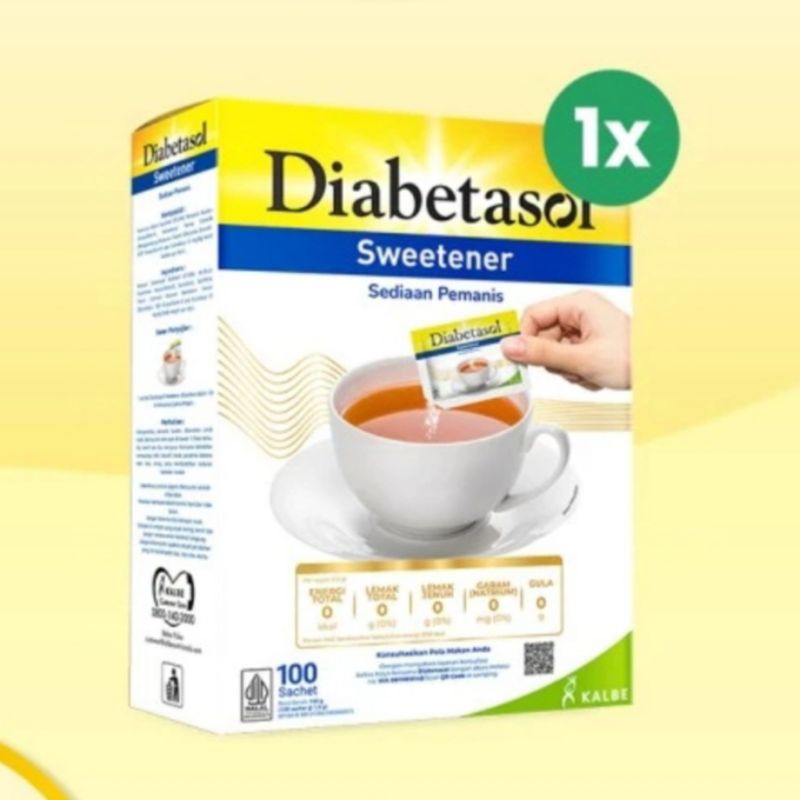 Jual Diabetasol Sweetener Gula Diabetes 100 sachet | Shopee Indonesia