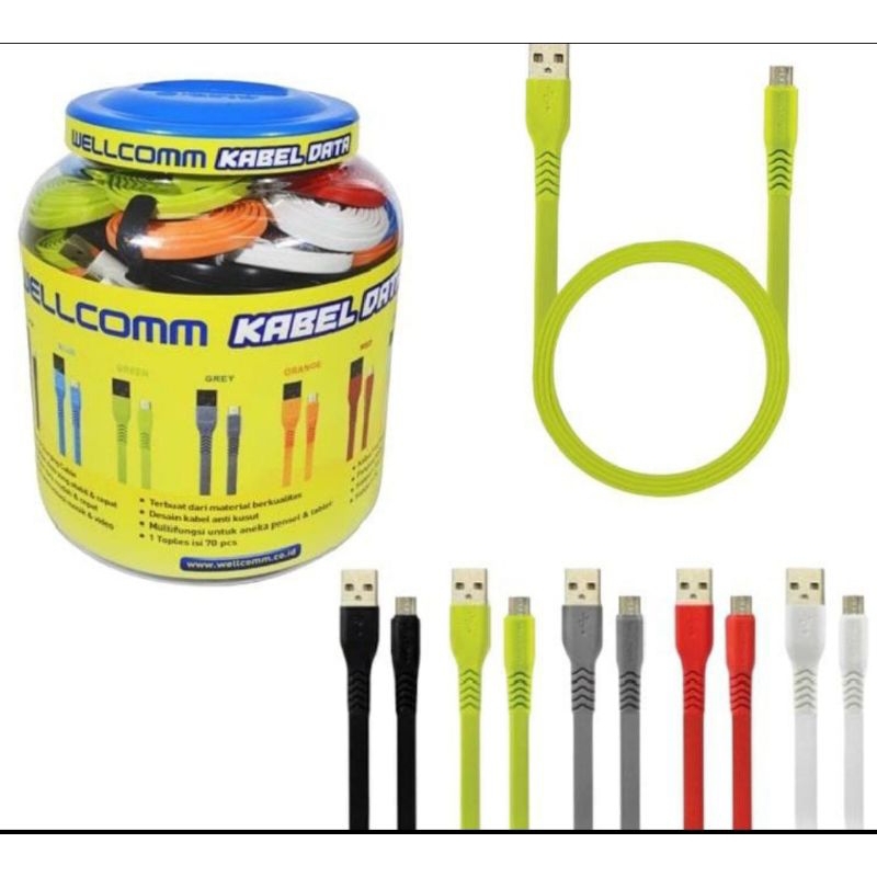Jual KABEL DATA MICRO WELLCOMM | Shopee Indonesia