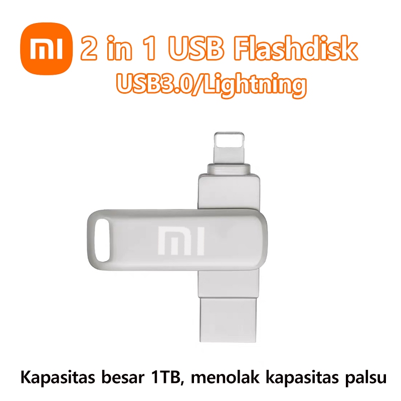 Jual 2-in-1 Flashdisk OTG Kompatibel dengan iOS, iPad, PC, USB 3.0, Pen ...