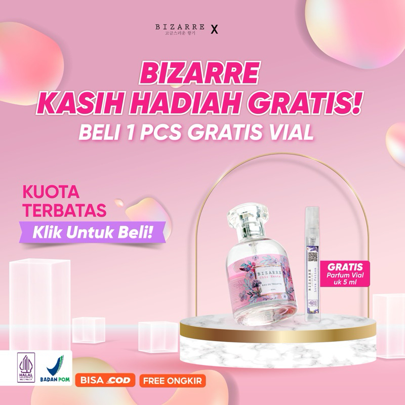 Jual BIZARRE EAU DE TOILETTE (Parfum bizarre) 50ml | Shopee Indonesia