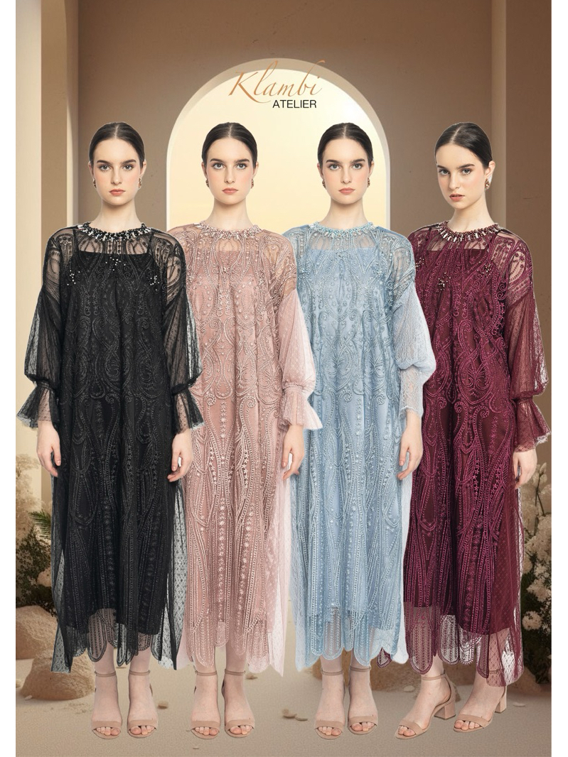 Jual Carissa Dress [Limited Edition]- KLAMBI ATELIER | Shopee Indonesia