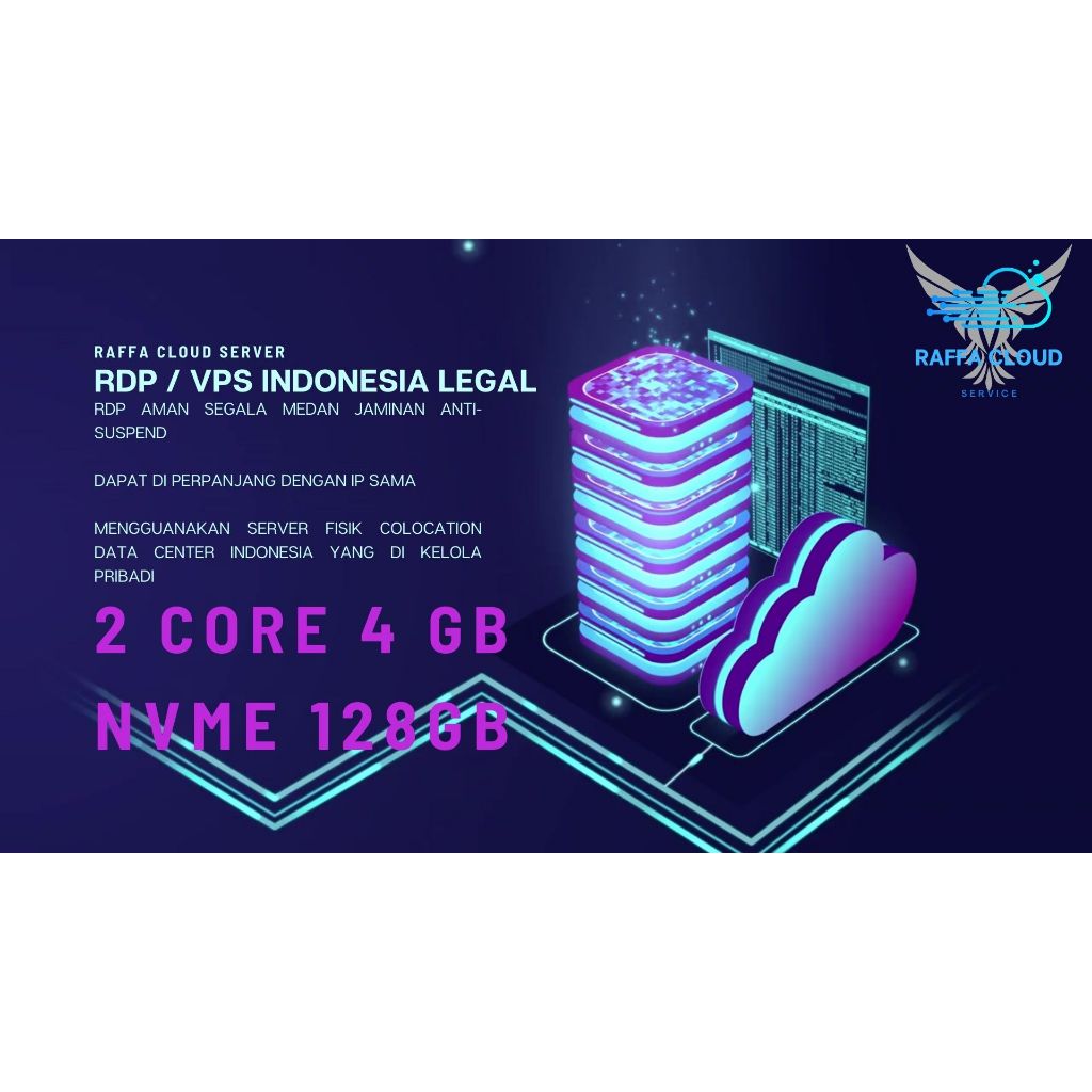 Jual RDP / VPS RAM 4GB 2 CORE / 2 VCPU RAM 4 GB Bulanan Mingguan Harian ...