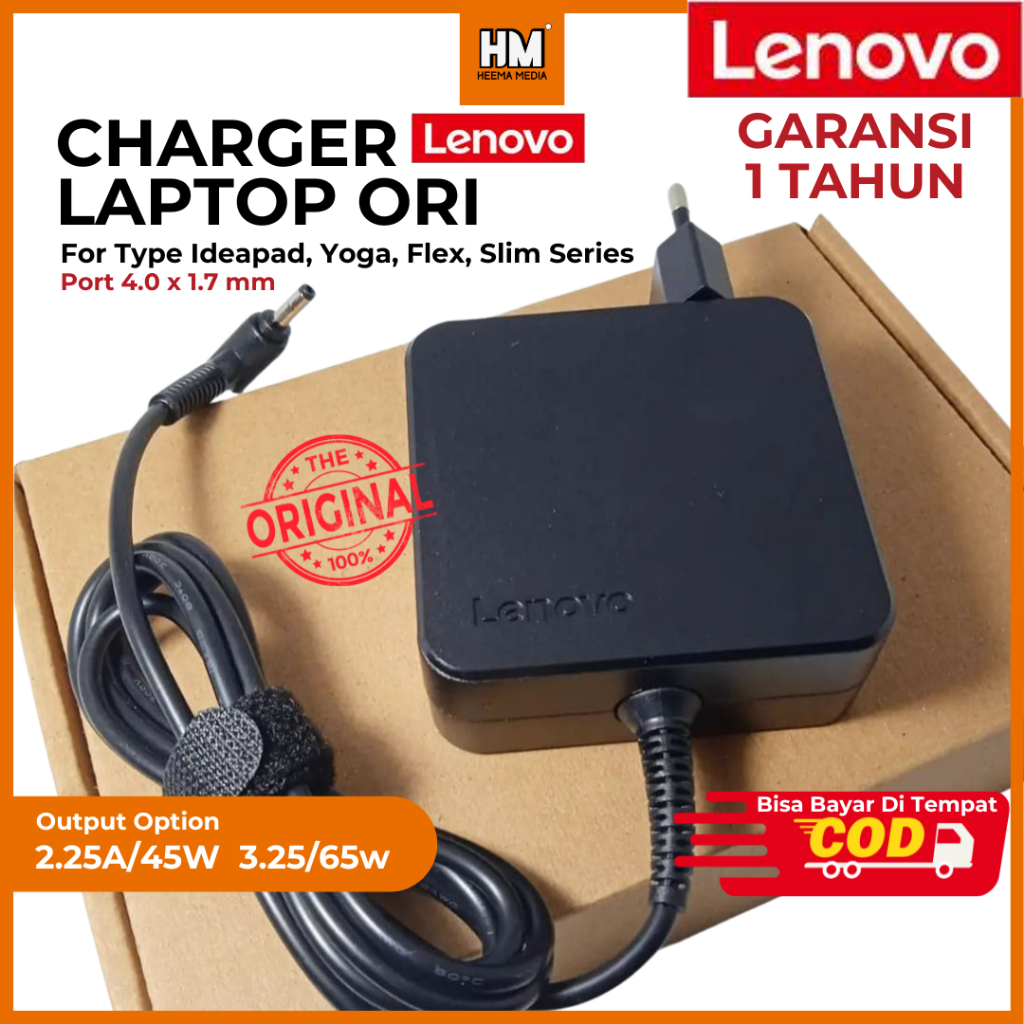 Jual Charger Laptop Lenovo Ideapad Yoga Slim Flex Series Original Port ...