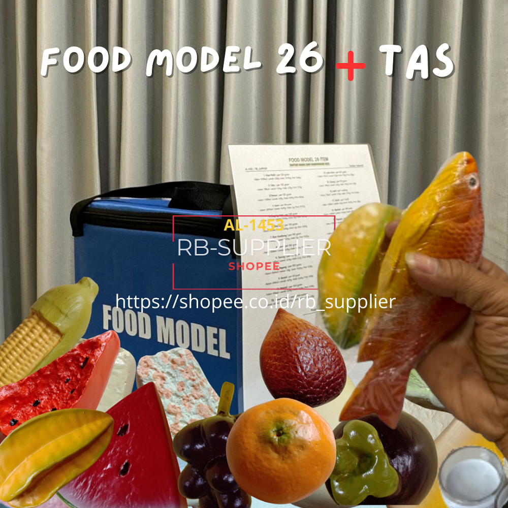 Jual FOOD MODEL 26 ITEM / REPLIKA GIZI HARIAN / 4 SEHAT 5 SEMPURNA ...