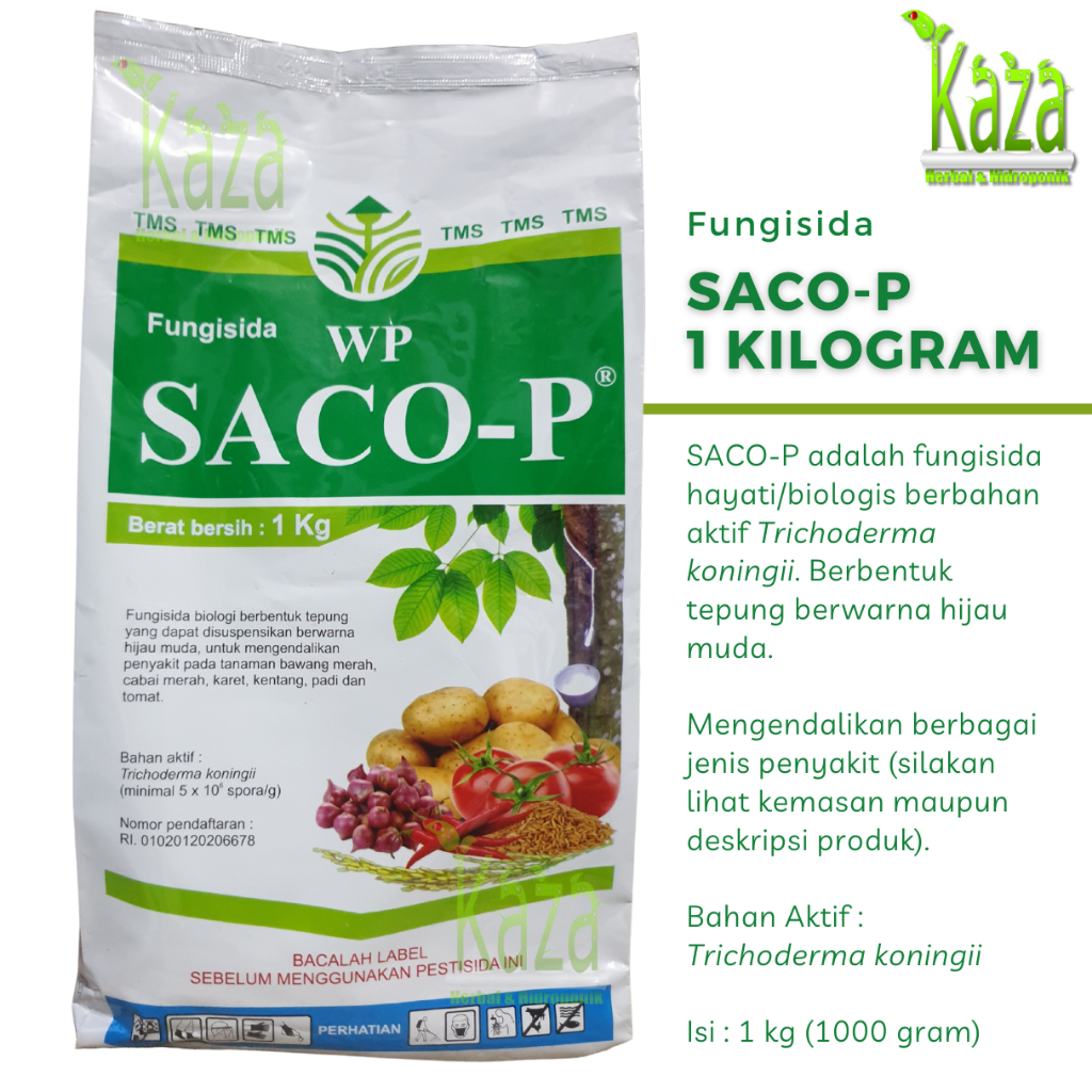 Jual Fungisida Hayati Saco-P 1 kg - Trichoderma koningii Biologi Layu ...