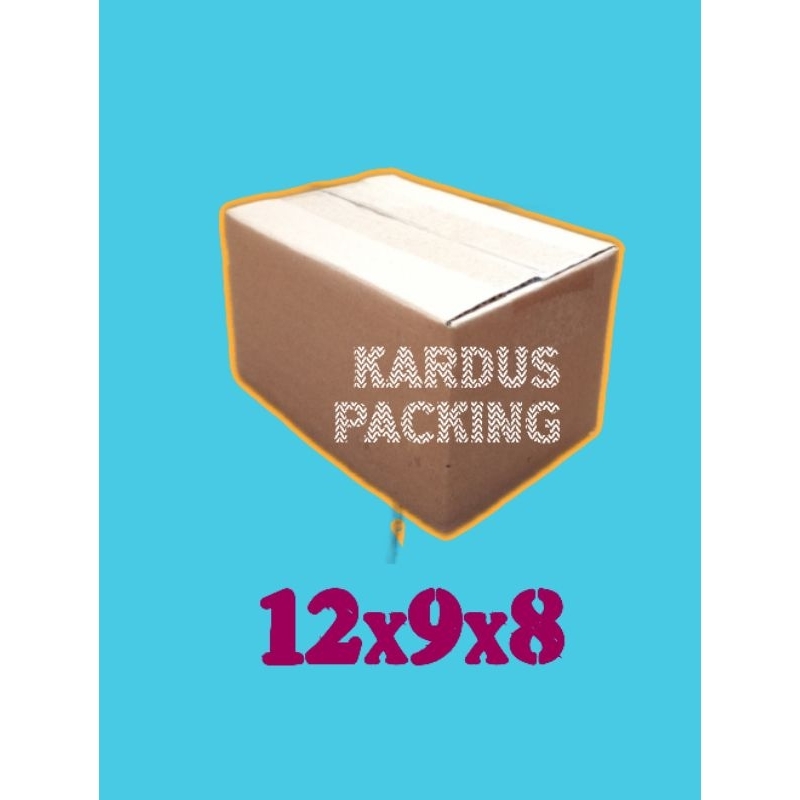 Jual kardus packing uk.12x9x8 /karton box/kardus kecil | Shopee Indonesia