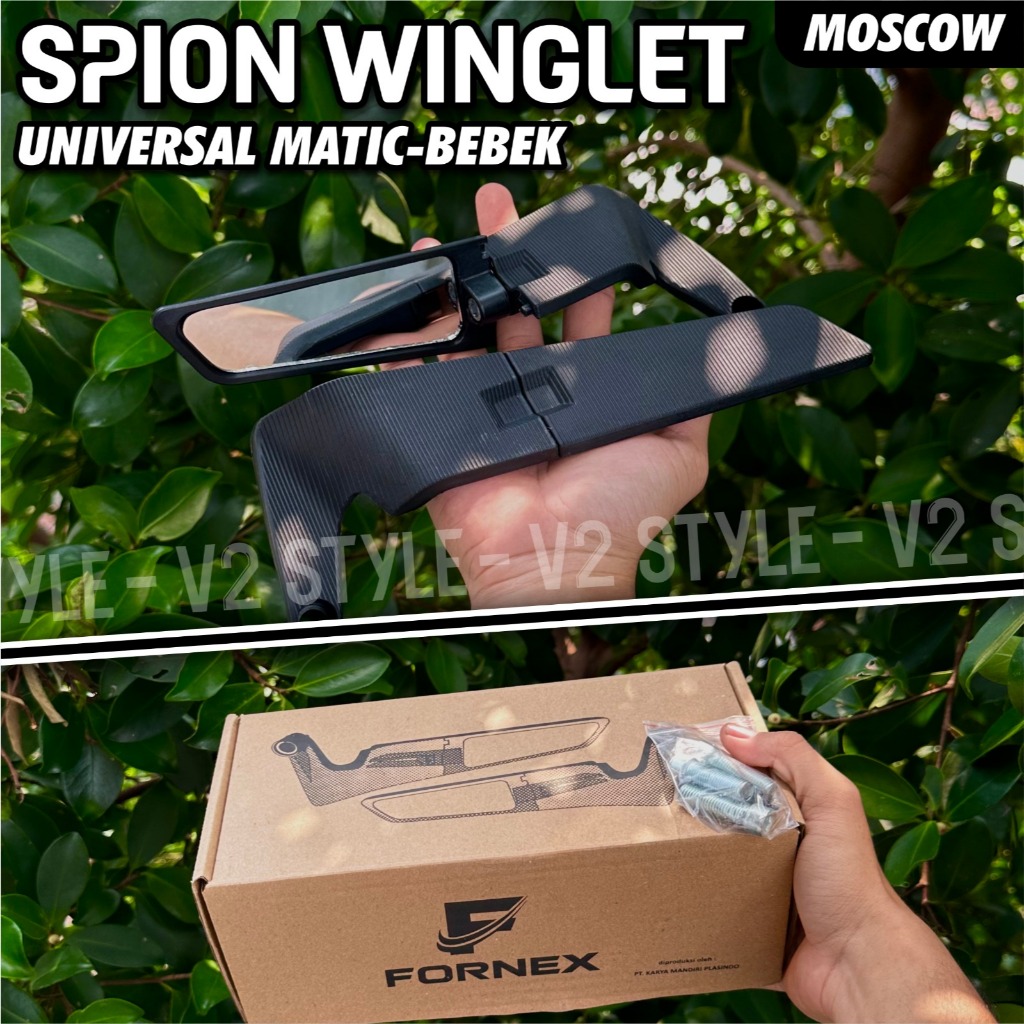 Jual SPION WINGLET MOTOR MATIC BEBEK BISA DI PUTAR UNIVERSAL SPION ...