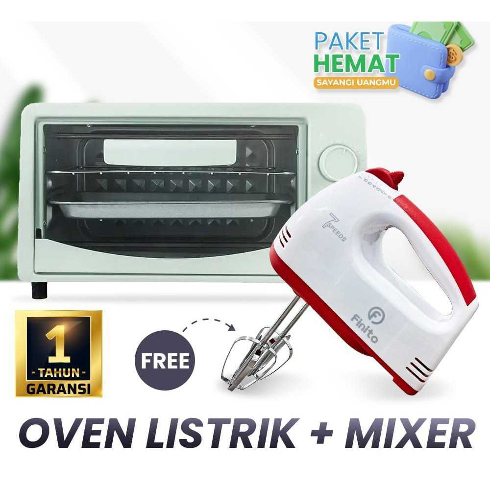 Jual Paket Bundling OVen 12L Finito Low Watt + Mixer Finito | Shopee ...