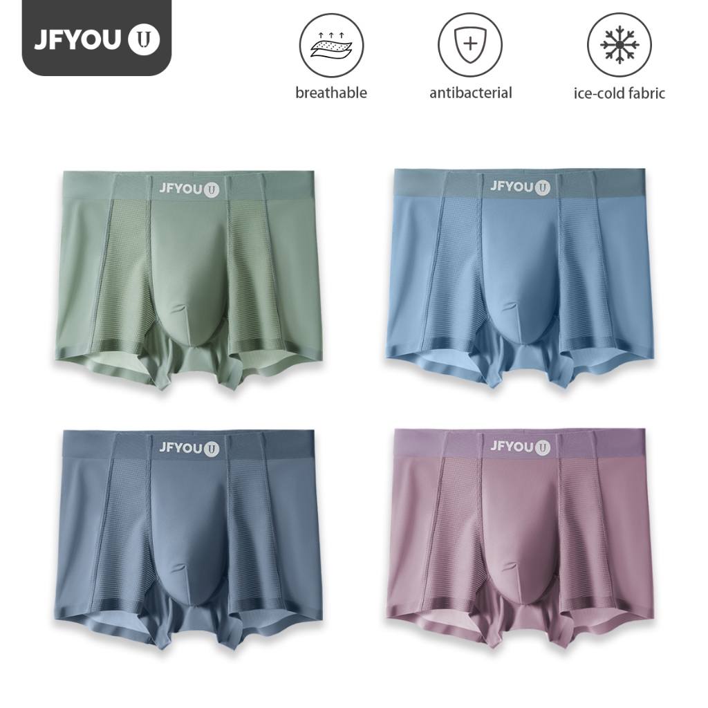 Jual JFYOU Celana Dalam Boxer Sport Cool Mesh Pria Clana Dalem CD ...