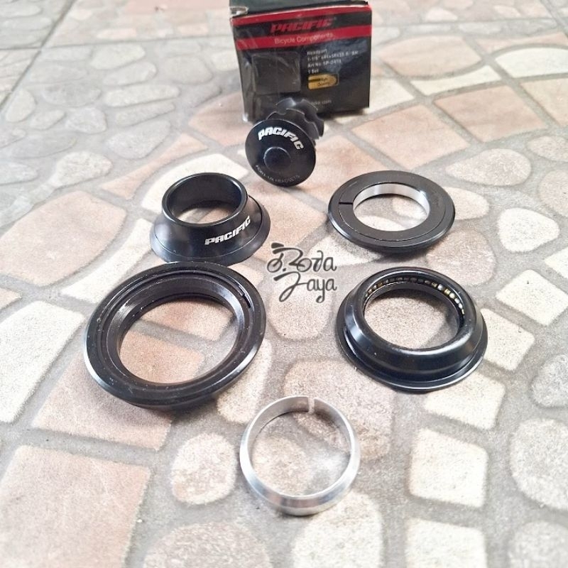 Jual HEADSET TAPER - KOM LEHER TAPER PACIFIC 44 - 56mm HITAM PELOR ...