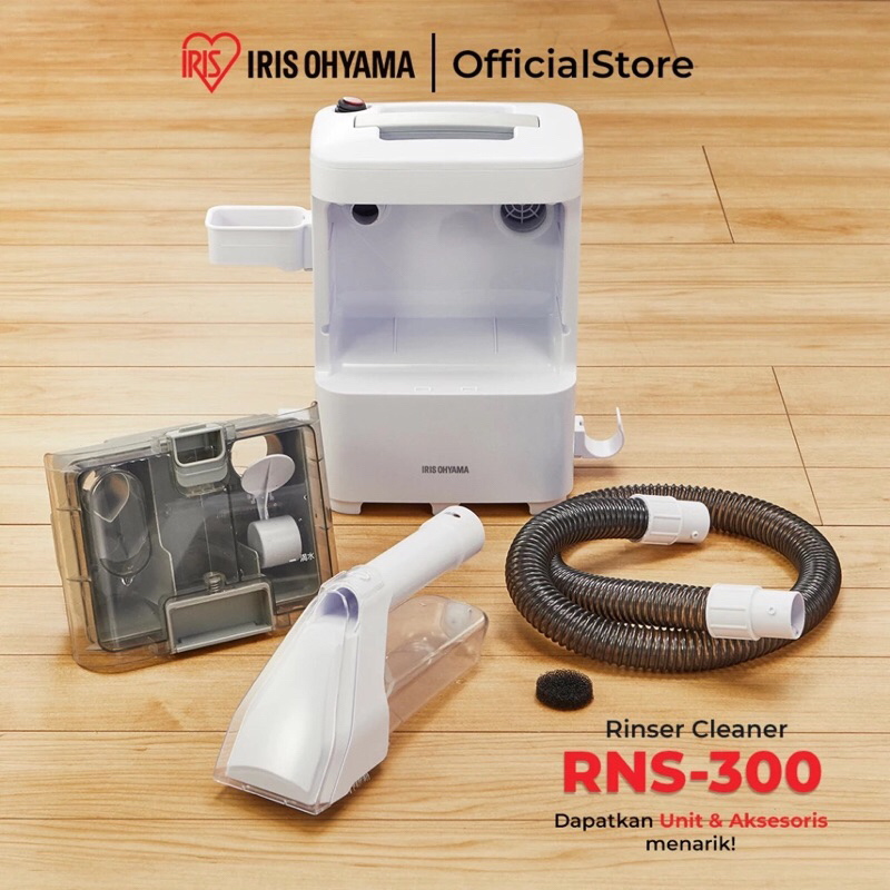 Jual Vacuum Cleaner Wet and Dry IRIS Ohyama RNS-300 Rinser Cleaner ORIGINAL | Shopee Indonesia