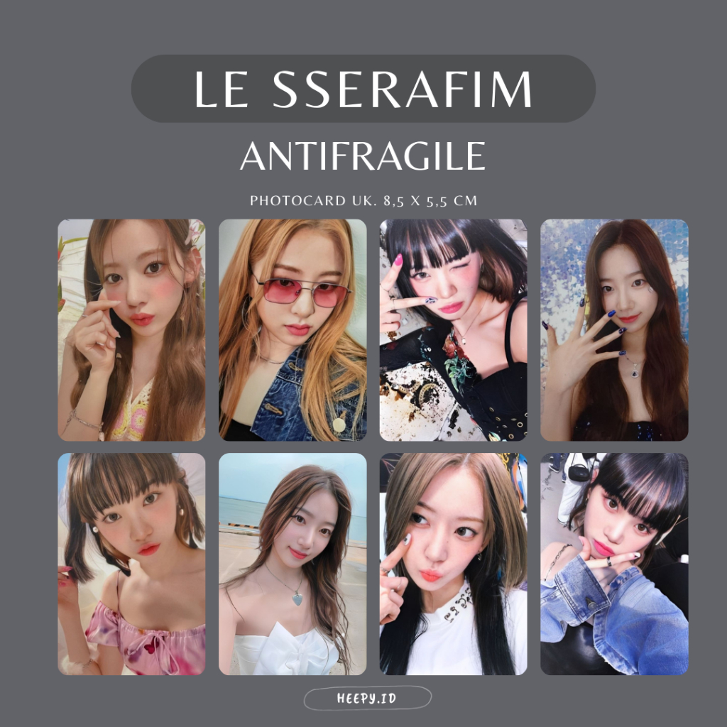 Jual [LE SSERAFIM] UNOFFICIAL PHOTOCARD LE SSERAFIM ANTIFRAGILE ...