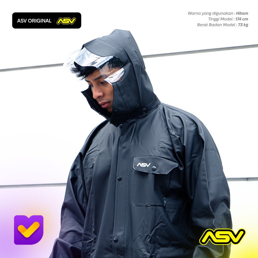 Jual JAS HUJAN/RAINSUIT ASV 02 NAVY | Shopee Indonesia