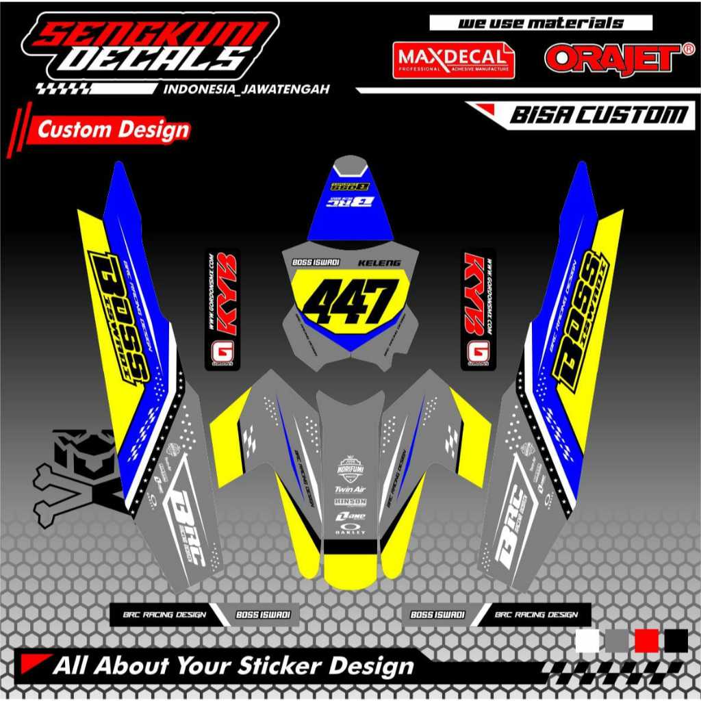 Jual Decal Stiker Sticer Rbt Full Body Motir Yamaha Vega R New Jupiter ...
