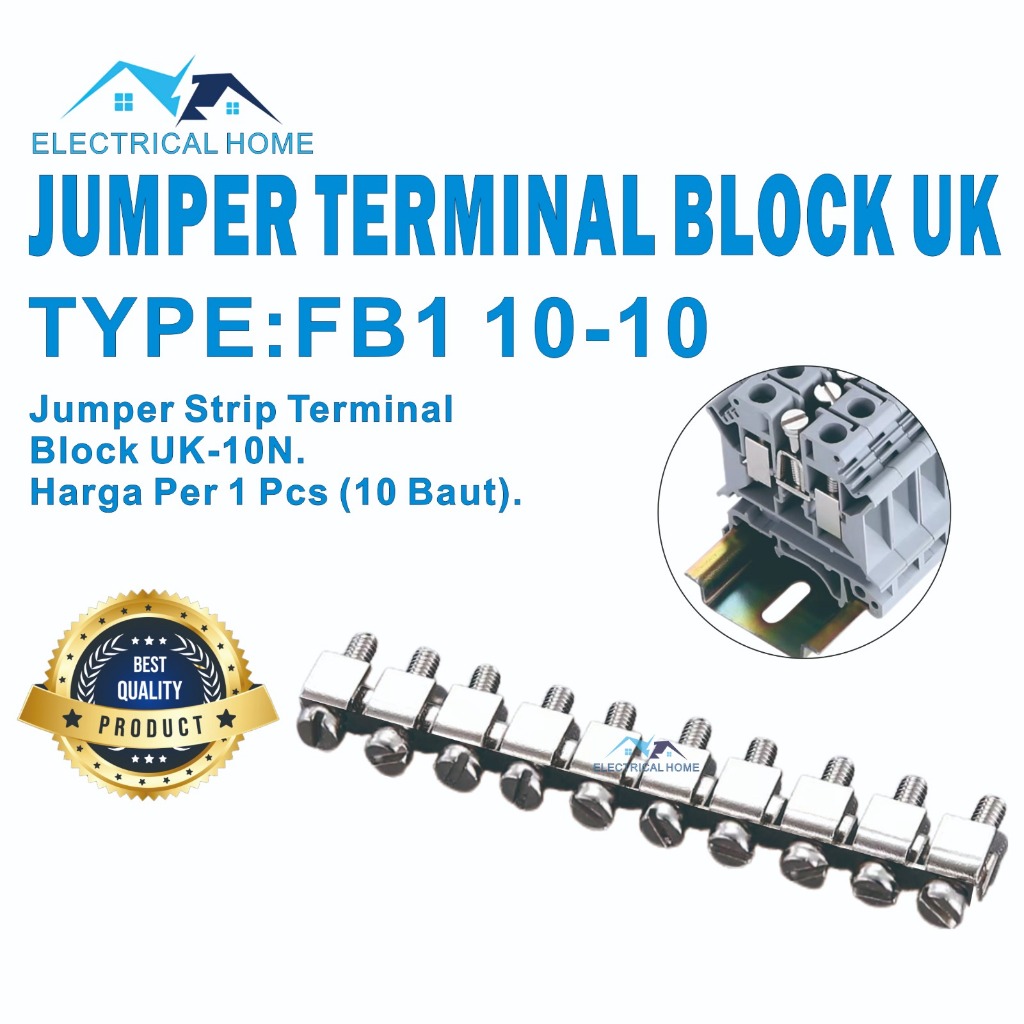 Jual Jumper Terminal Block UK-10N Type FB1 10-10 | Shopee Indonesia