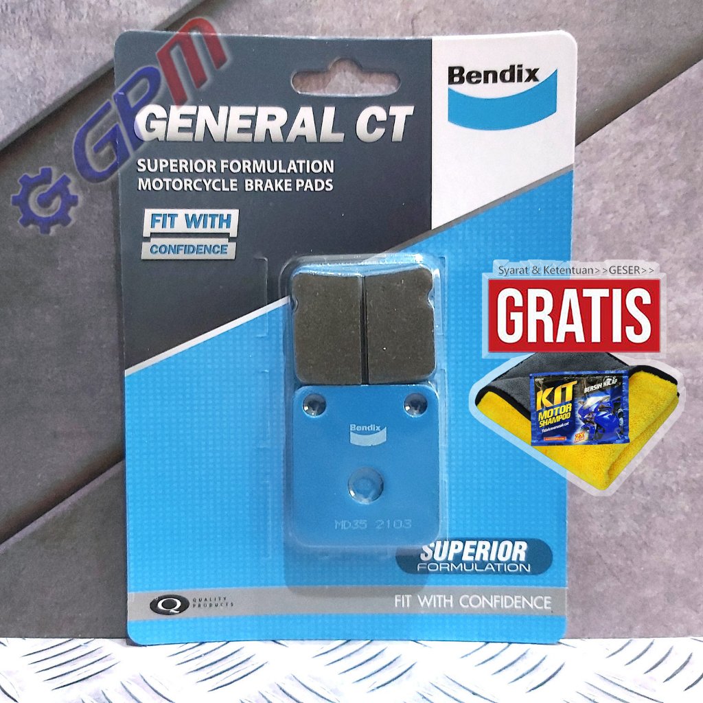 Jual Kampas Rem Bendix MD35 KLX150 dan Dtracker150 Kampas Rem Belakang ...