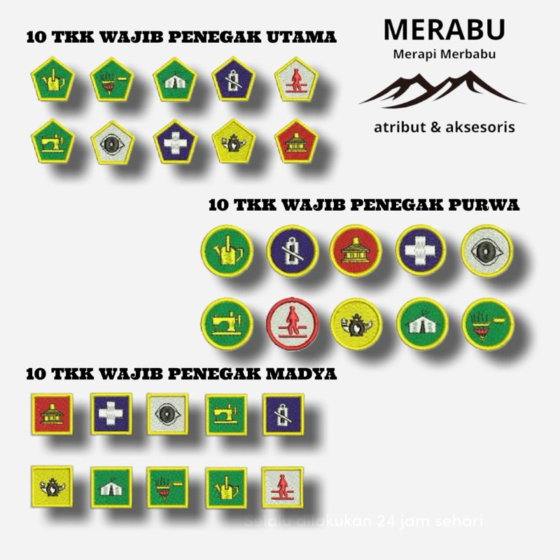 Jual 10 tkk wajib penegak utama / 10 tkk wajib penegak madya / 10 tkk ... Jual 10 tkk wajib penegak utama / 10 tkk wajib penegak madya / 10 tkk ...
