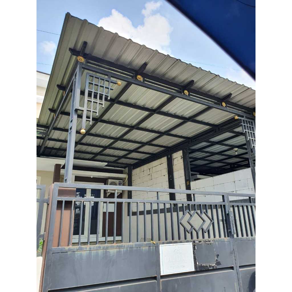 Jual kanopi spandek galvalum | kanopi baja ringan termurah | FREE ...