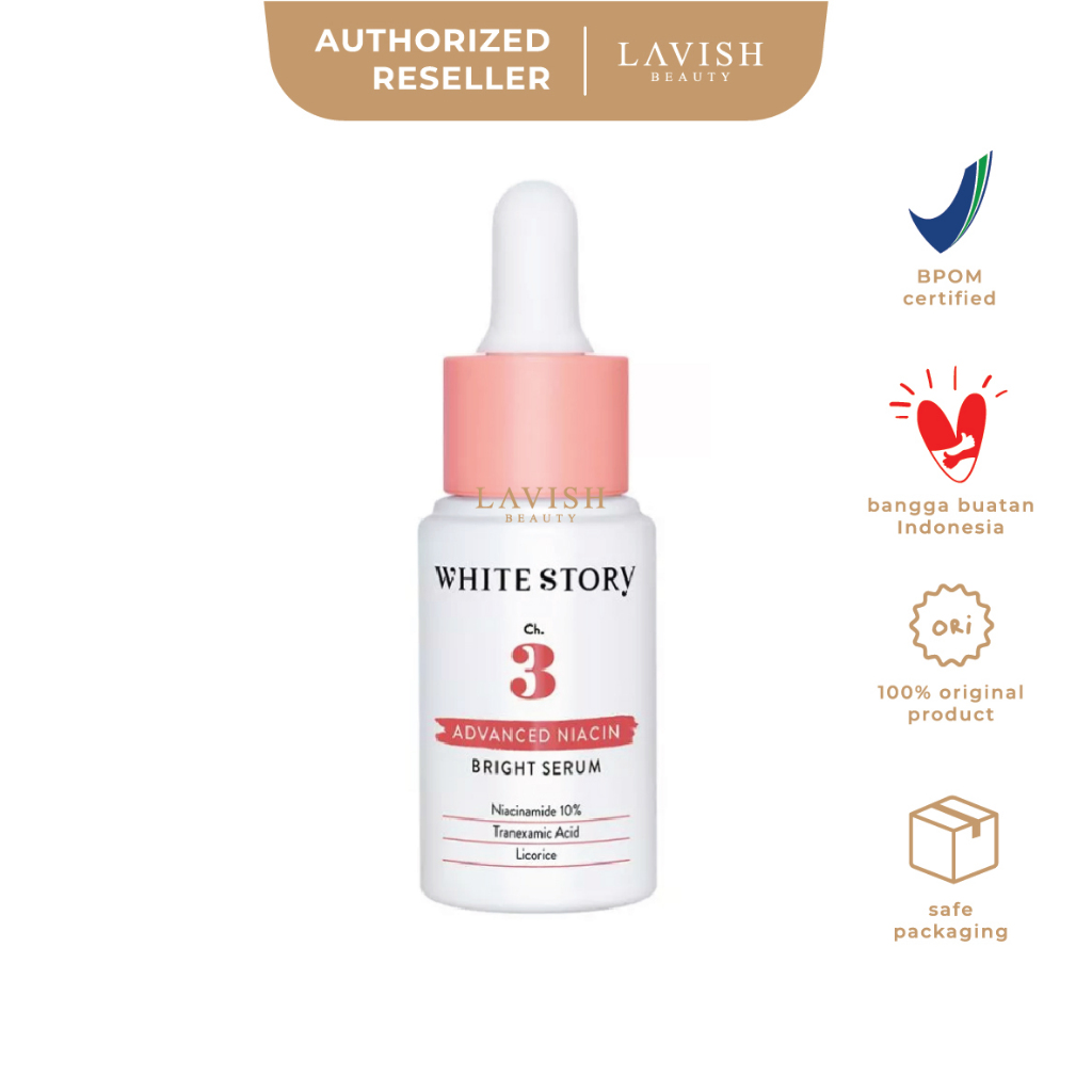 Jual (NEW!) WHITE STORY Advanced Niacin Bright Serum (20ml) | Shopee ...
