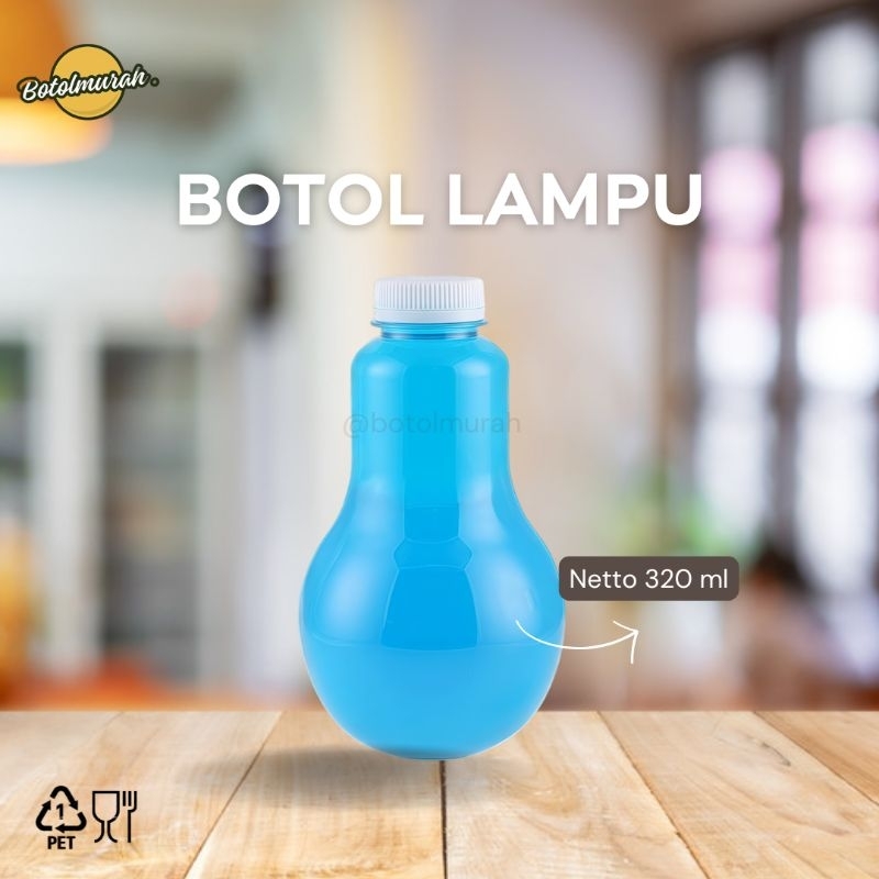 Jual Botol Lampu Bohlam 320 ml Botol Unik | Shopee Indonesia
