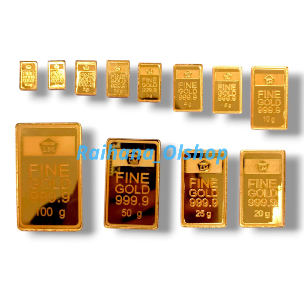 Jual Replika Emas Logam Mulia Dekorasi Mahar / Aksesoris Mahar ...