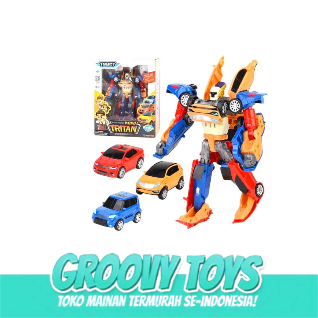 Jual Mainan Tobot Tritan / Mainan Anak Laki Laki Robot 3 in 1 XYZ ...