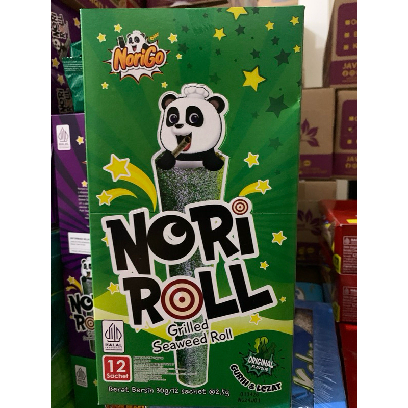 Jual Nori roll Norigo rumput laut 12pcs x 2,5gr | Shopee Indonesia