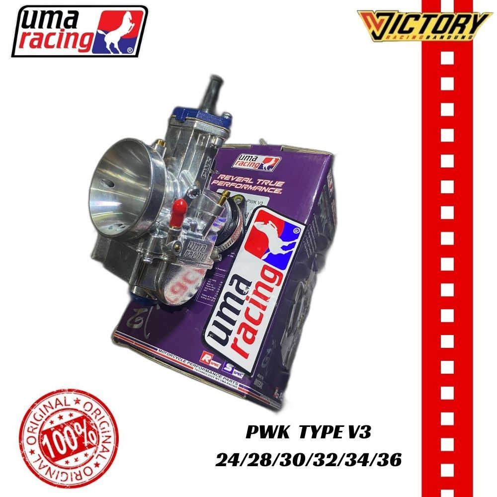 Jual Karbu Karburator Uma Racing PWK 24 28 30 32 34 36 V3 asli Original Uma racing | Shopee ...