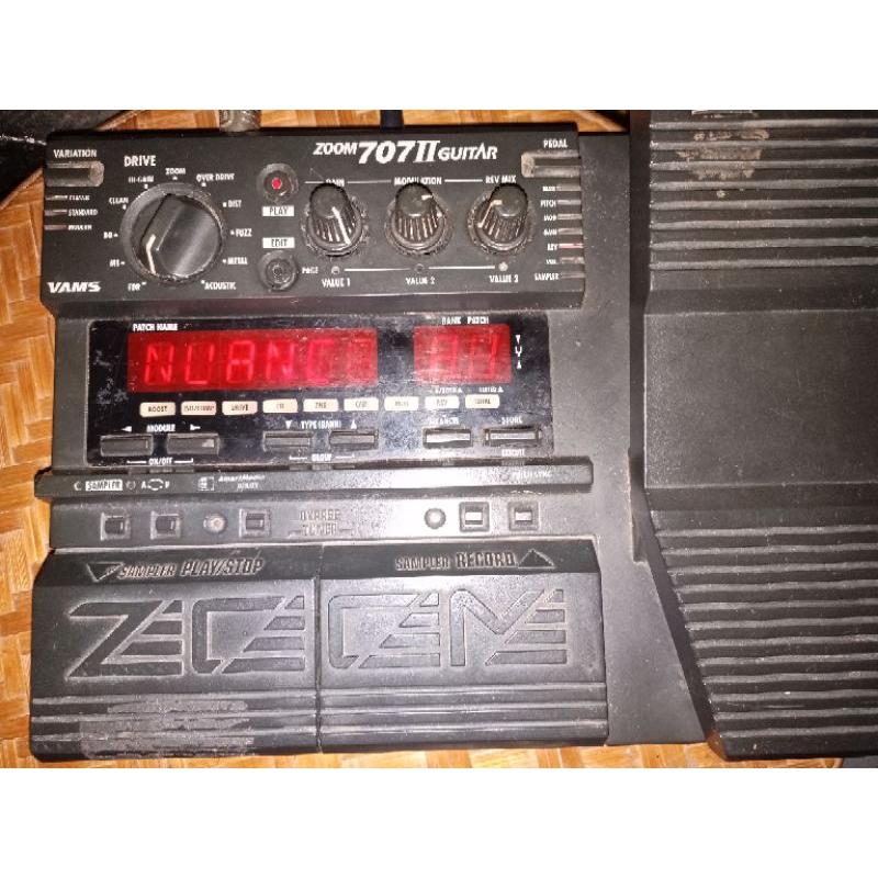 Jual efek gitar elektrik zoom 707 ii bekas second normal | Shopee Indonesia