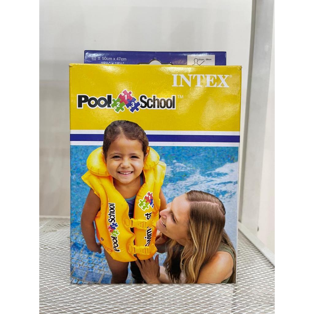 Jual Rompi Pelampung Pool School Swim Vest INTEX 58660 | Shopee Indonesia