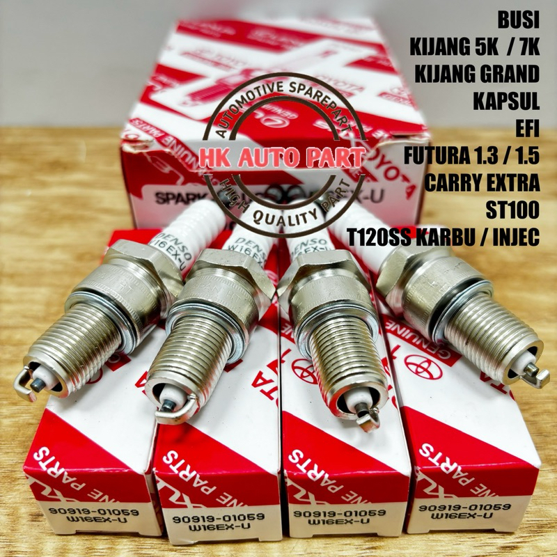 Jual BUSI ( HARGA 4PCS ) KIJANG 5K 7K KAPSUL EFI FUTURA 1.3 1.5 CARRY EXTEA ST100 COLT T120SS ...