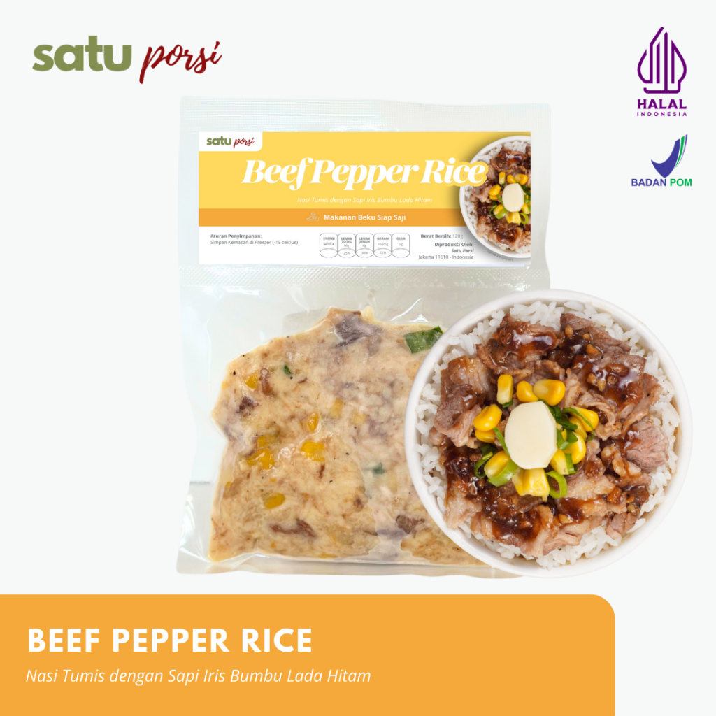 Jual Satu Porsi Beef Pepper Rice | Shopee Indonesia
