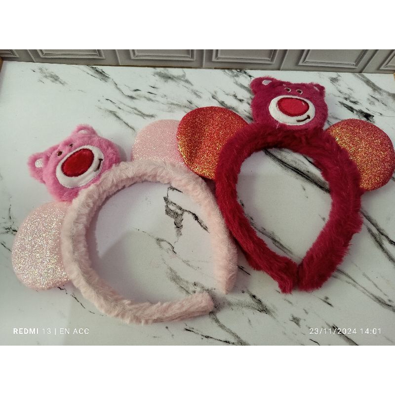Jual bando bulu karakter lotso - isi 12/pak | Shopee Indonesia