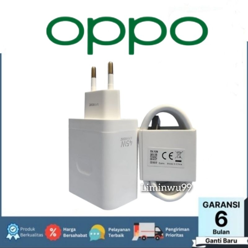 Jual Charger Adaptor Casan Oppo A60 A80 A3X A3 Pro 5G A3 NFC Reno 12F ...